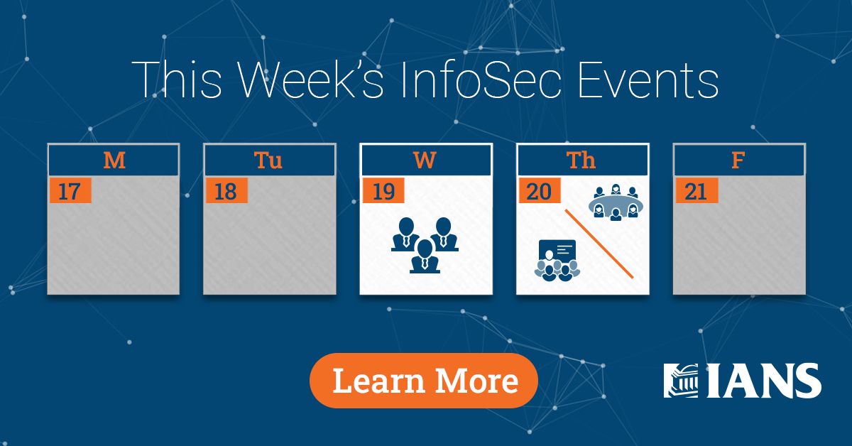 IANS on LinkedIn: #infosec #informationsecurity #infosecevents IANS on LinkedIn: #infosec #informationsecurity #infosecevents