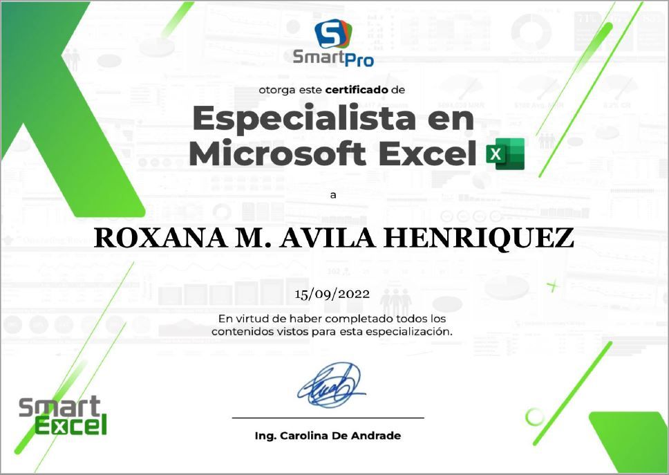 📊 Carolina De Andrade en LinkedIn: #microsoftexcel #equipo #profesional 📊 Carolina De Andrade en LinkedIn: #microsoftexcel #equipo #profesional