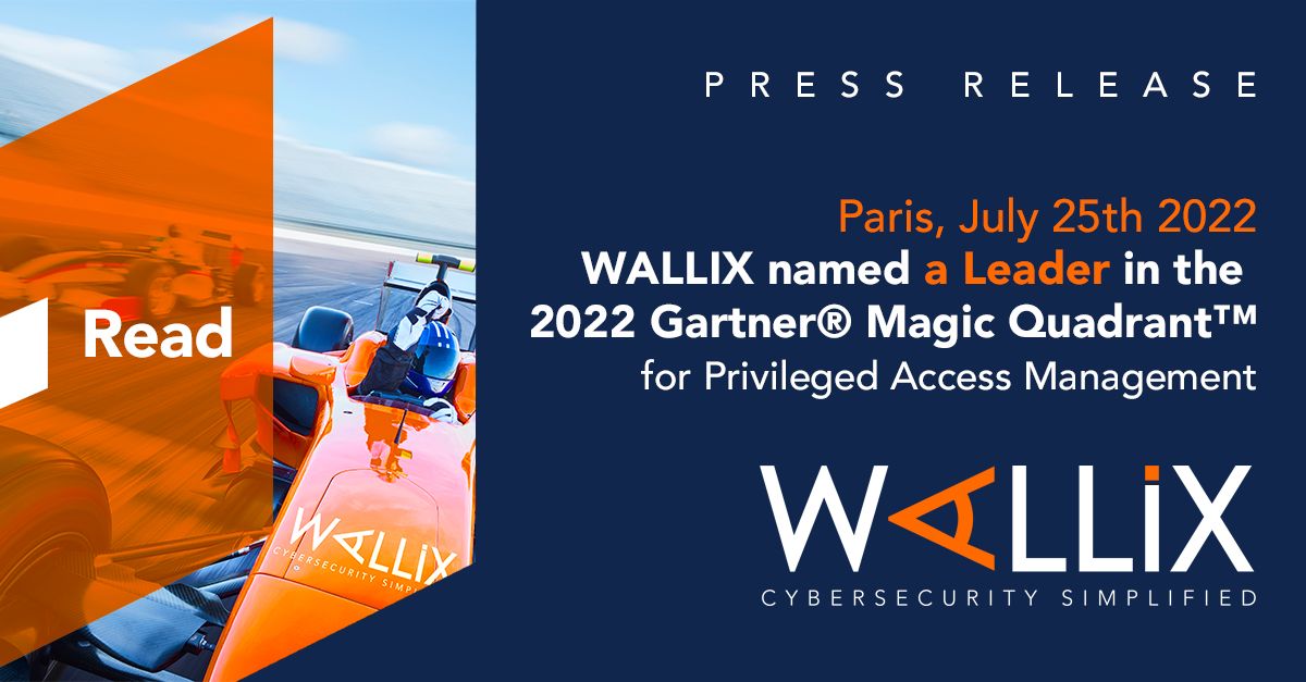 Sergio Jiménez Cabré on LinkedIn: Gartner 2022 MAGIC QUADRANT PAM - WALLIX Sergio Jiménez Cabré on LinkedIn: Gartner 2022 MAGIC QUADRANT PAM - WALLIX