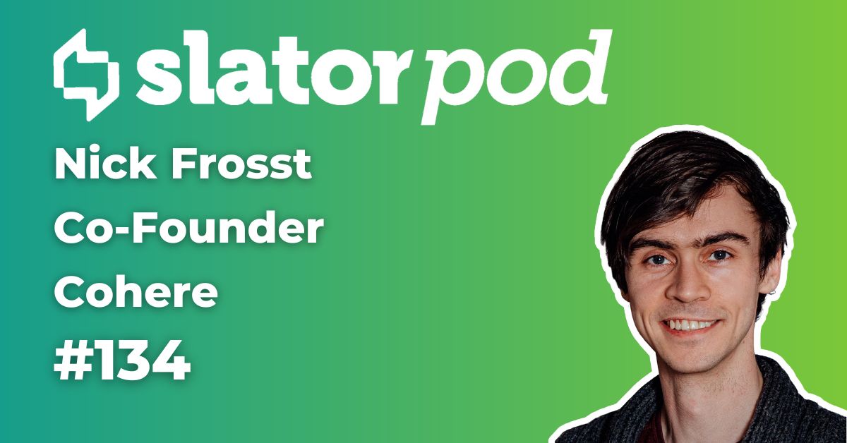 Slator on LinkedIn: Cohere Co-founder Nick Frosst on Building the NLP ... Slator on LinkedIn: Cohere Co-founder Nick Frosst on Building the NLP ...