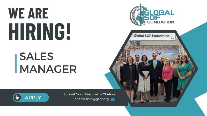 Global SOF Foundation on LinkedIn: #hiring #gsofteam Global SOF Foundation on LinkedIn: #hiring #gsofteam