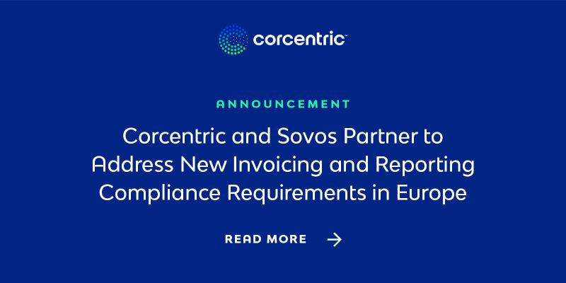 Sovos on LinkedIn: Corcentric and Sovos Partner to Address New ... Sovos on LinkedIn: Corcentric and Sovos Partner to Address New ...