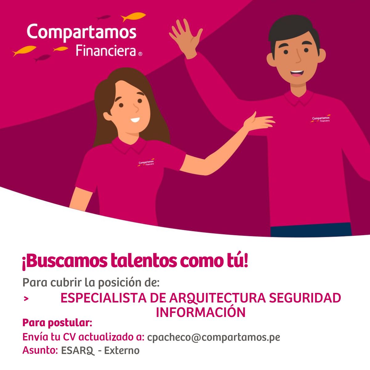 Fiorella Diaz on LinkedIn: #GPTW #OportunidadLaboral #TI Fiorella Diaz on LinkedIn: #GPTW #OportunidadLaboral #TI