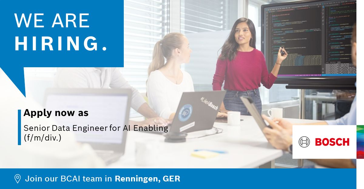 Bosch Center for Artificial Intelligence (BCAI) auf LinkedIn: Senior ... Bosch Center for Artificial Intelligence (BCAI) auf LinkedIn: Senior ...