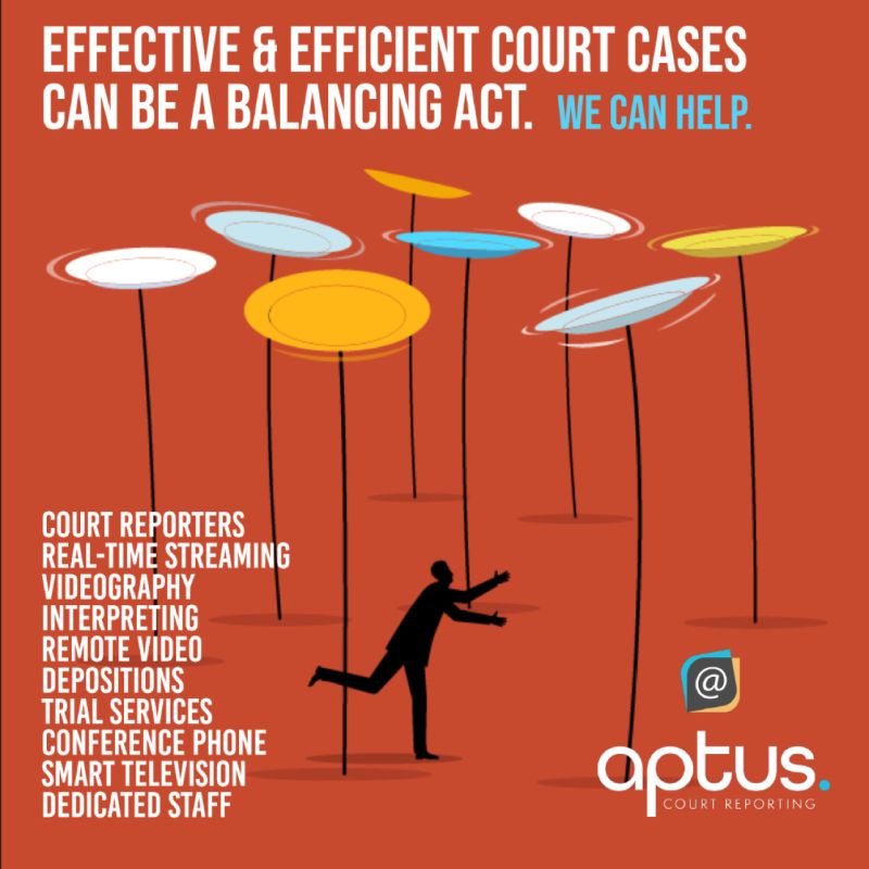 Aptus Court Reporting on LinkedIn: #aptus #courtreporting #technology Aptus Court Reporting on LinkedIn: #aptus #courtreporting #technology