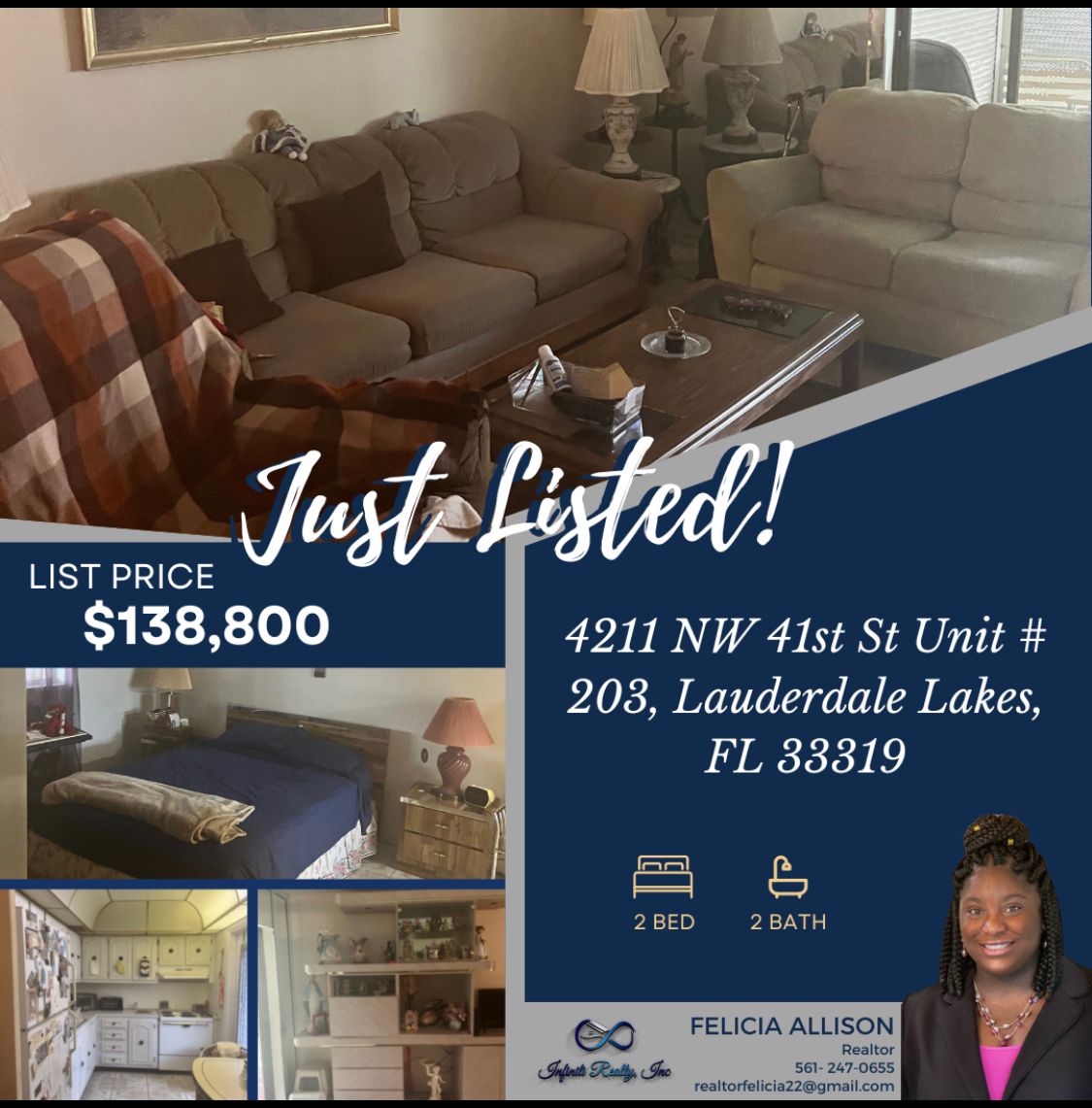 Felicia Allison on LinkedIn: 2/2 located in a quiet 55 plus community ... Felicia Allison on LinkedIn: 2/2 located in a quiet 55 plus community ...
