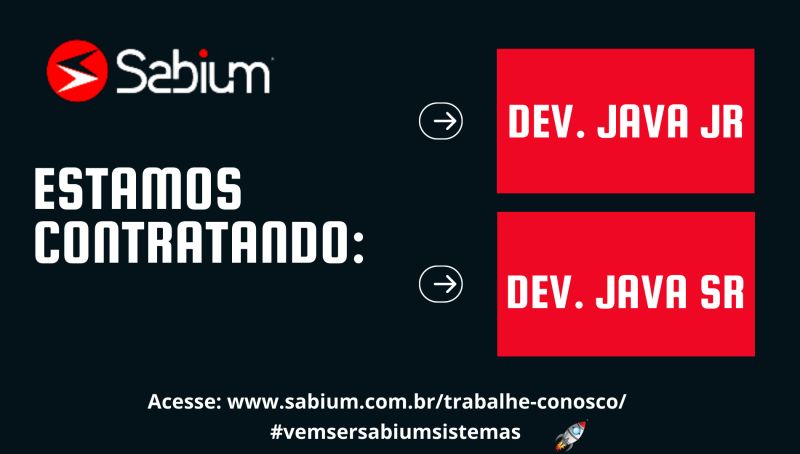 Sabium Sistemas no LinkedIn: #vemsersabiumsistemas #java #javascript Sabium Sistemas no LinkedIn: #vemsersabiumsistemas #java #javascript