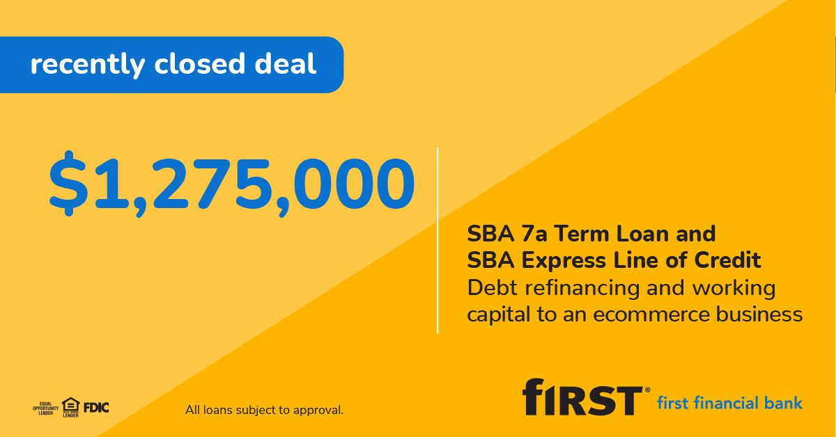 First Financial Bank on LinkedIn: #bankatfirst #sba First Financial Bank on LinkedIn: #bankatfirst #sba