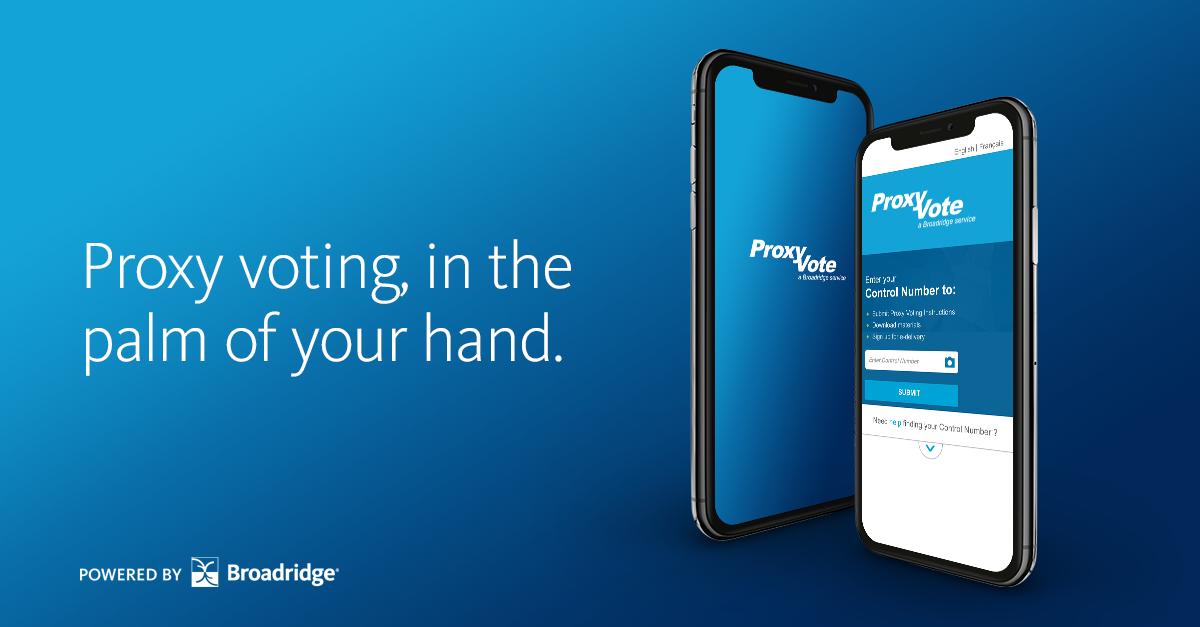 Matt Connor on LinkedIn: Broadridge Makes Proxy Voting Easier for ... Matt Connor on LinkedIn: Broadridge Makes Proxy Voting Easier for ...