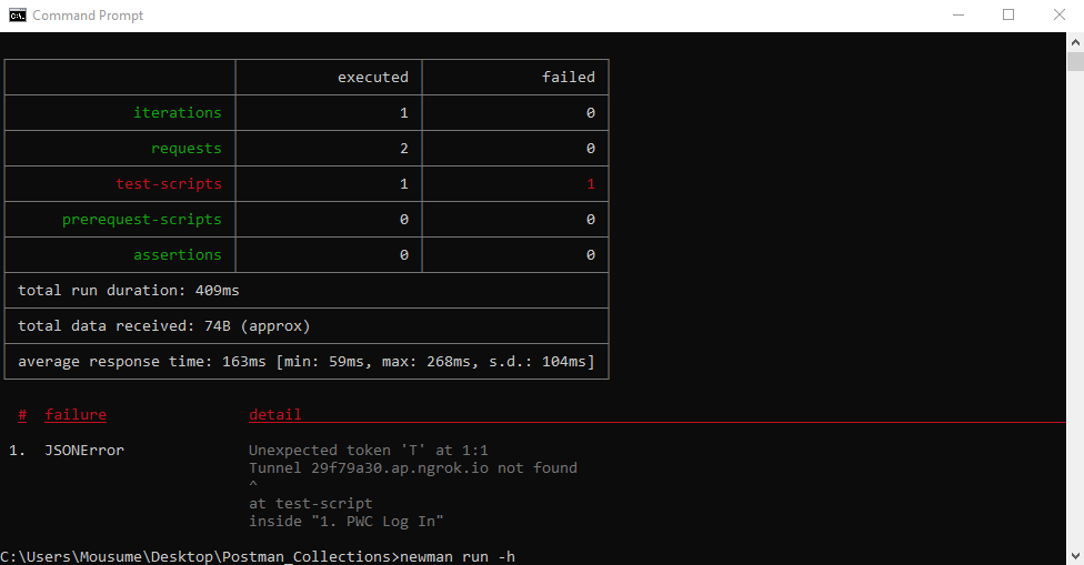 How to run postman requests/tests from command line (Newman) How to run postman requests/tests from command line (Newman)