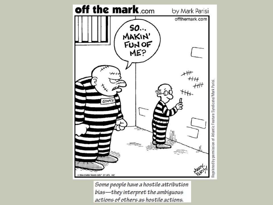 Hostile Attribution Bias Hostile Attribution Bias