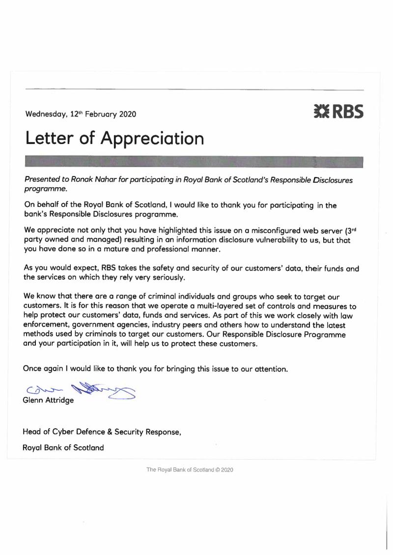 Ronak Nahar on LinkedIn: #appreciation #hacking #infosec #cybersecurity ... Ronak Nahar on LinkedIn: #appreciation #hacking #infosec #cybersecurity ...