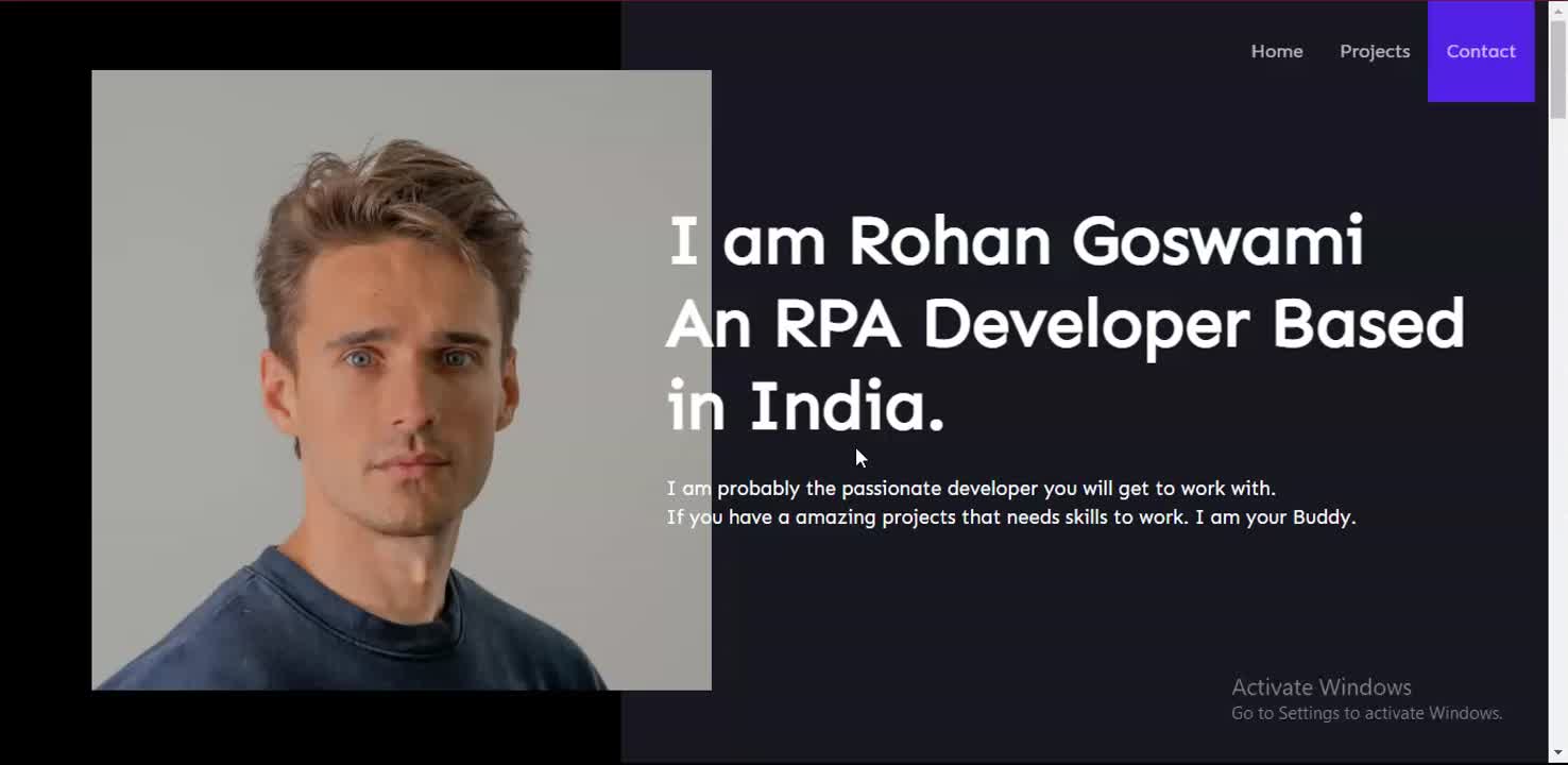 Rohan Goswami on LinkedIn: #portfoliowebsite #bootstrap5 #css3 Rohan Goswami on LinkedIn: #portfoliowebsite #bootstrap5 #css3