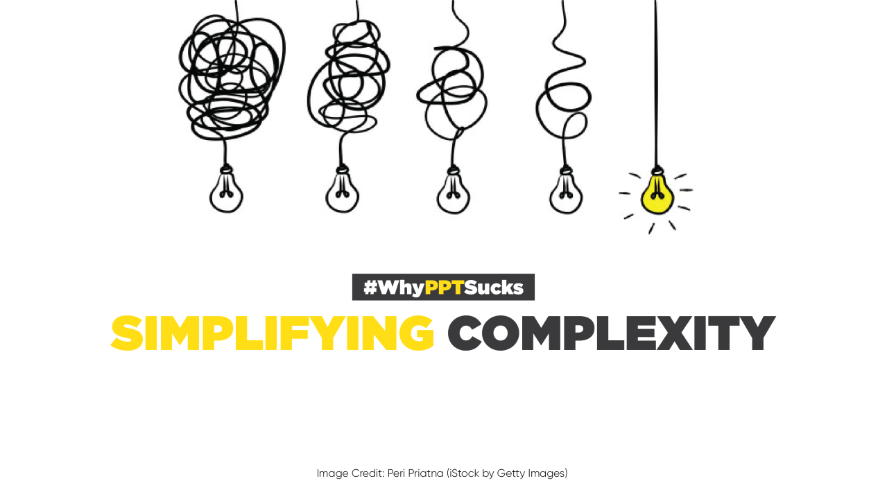 #PresentationTip Simplifying Complexity #PresentationTip Simplifying Complexity