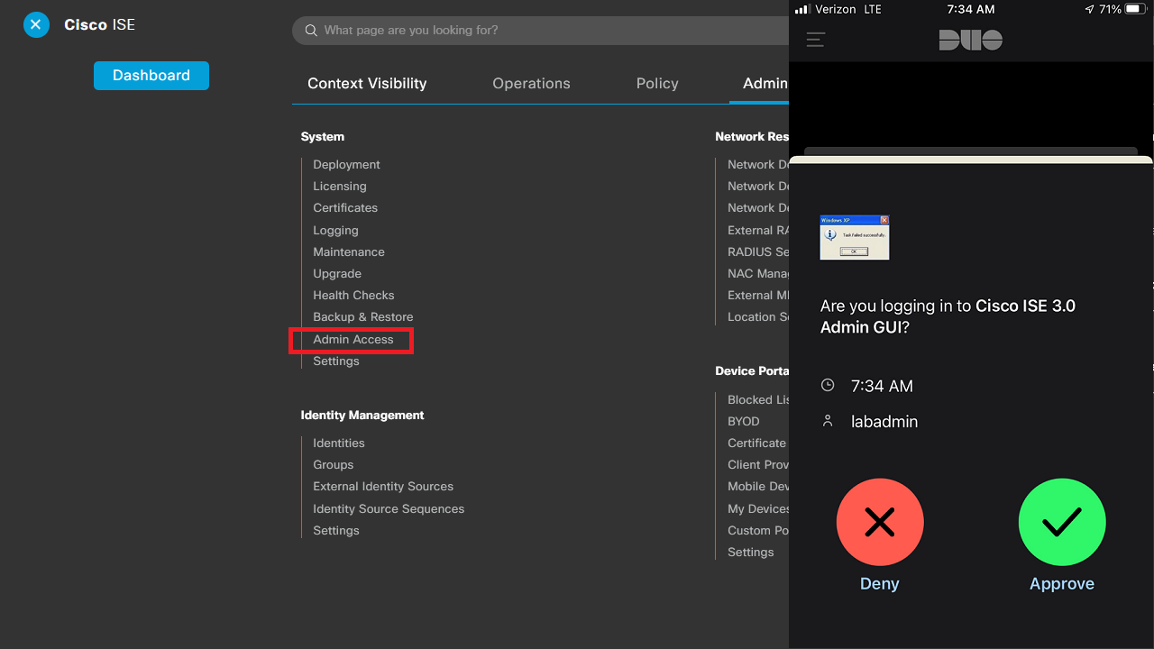 Duo MFA for the ISE Admin GUI Duo MFA for the ISE Admin GUI
