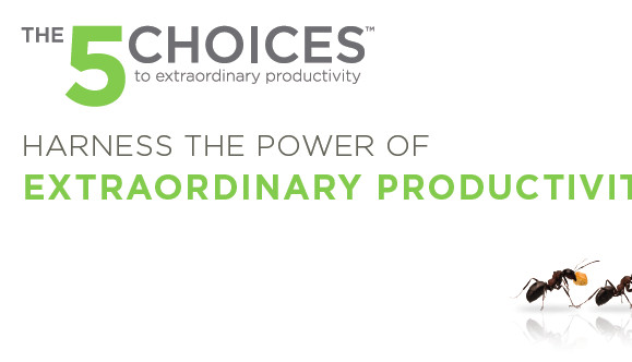 The 5 Choices to Extraordinary Productivity The 5 Choices to Extraordinary Productivity