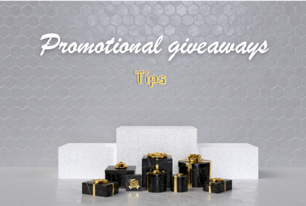 Four tips for choosing promotional giveaways. Four tips for choosing promotional giveaways.