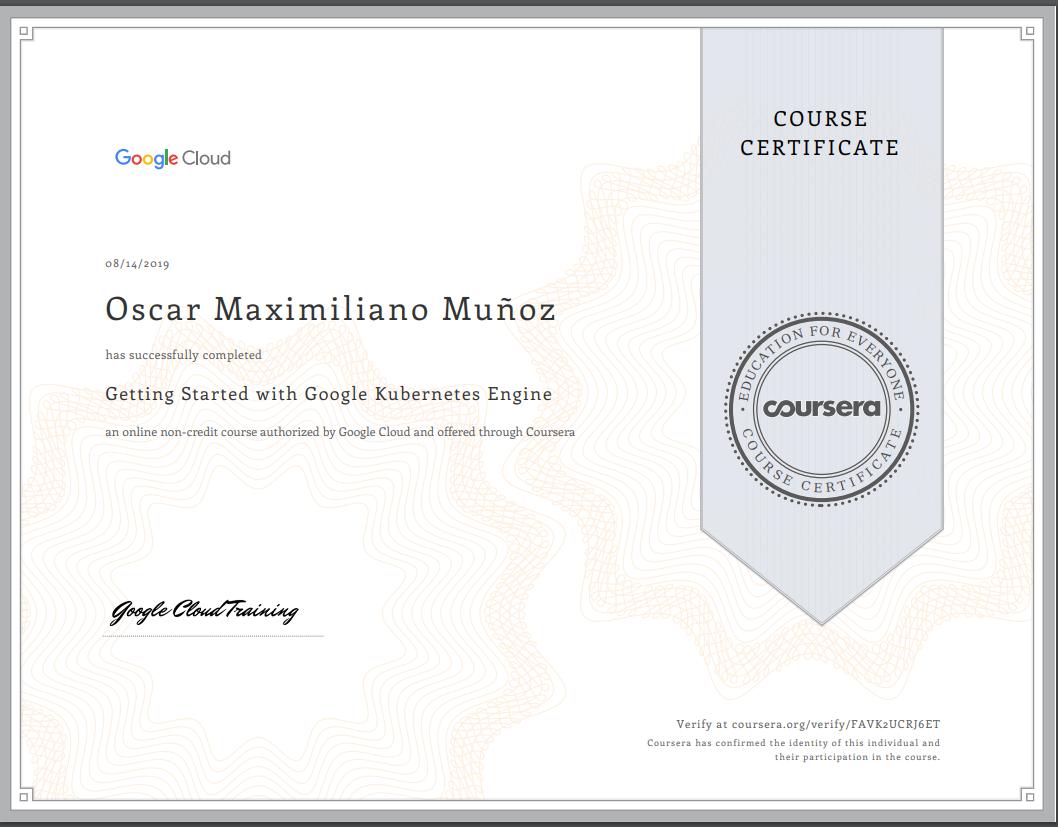 Maximiliano Muñoz en LinkedIn: Getting Started with Google Kubernetes ... Maximiliano Muñoz en LinkedIn: Getting Started with Google Kubernetes ...