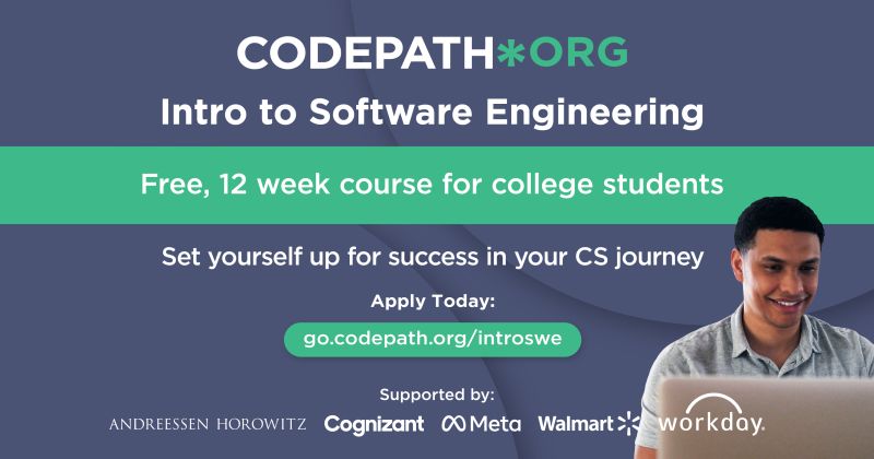 CodePath on LinkedIn: #computerscience #students #codingforbeginners CodePath on LinkedIn: #computerscience #students #codingforbeginners