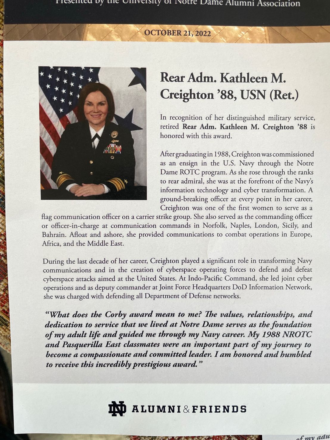 Frank Byrne MD LFACHE FACPE FACP FCCP on LinkedIn: #goirish #navyrotc # ... Frank Byrne MD LFACHE FACPE FACP FCCP on LinkedIn: #goirish #navyrotc # ...