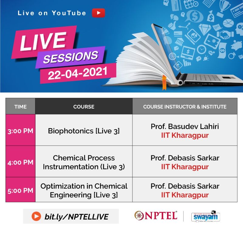 NPTEL IIT Madras on LinkedIn: #nptel #swayam #courselivesessions NPTEL IIT Madras on LinkedIn: #nptel #swayam #courselivesessions