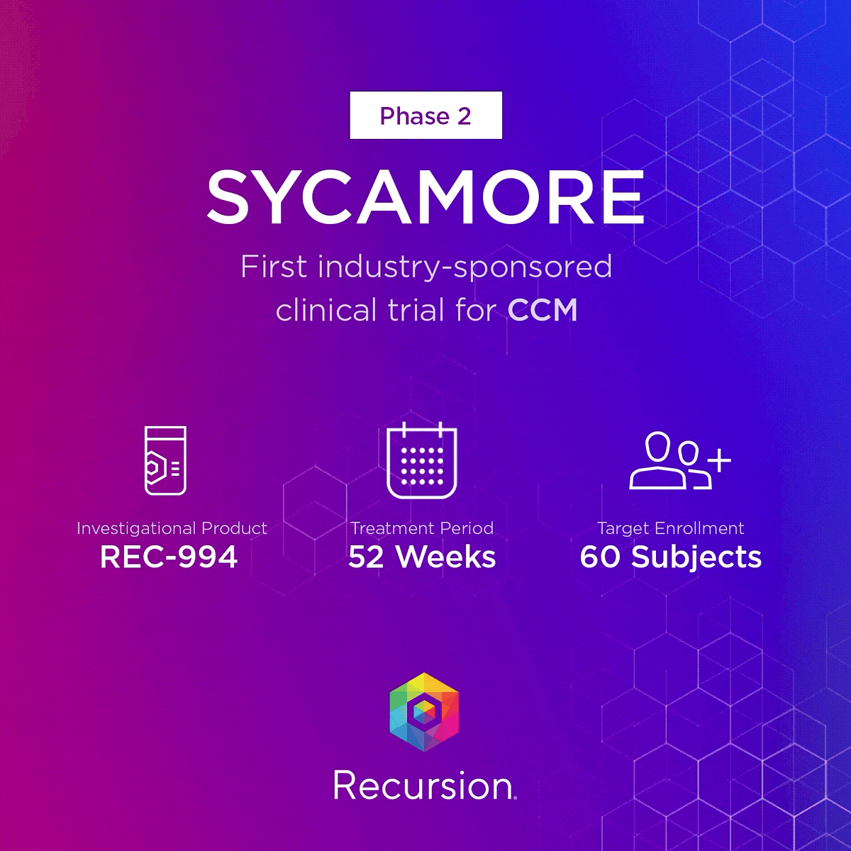 Recursion on LinkedIn: 📢 NEWS📢 : Today we announced the enrollment of ... Recursion on LinkedIn: 📢 NEWS📢 : Today we announced the enrollment of ...