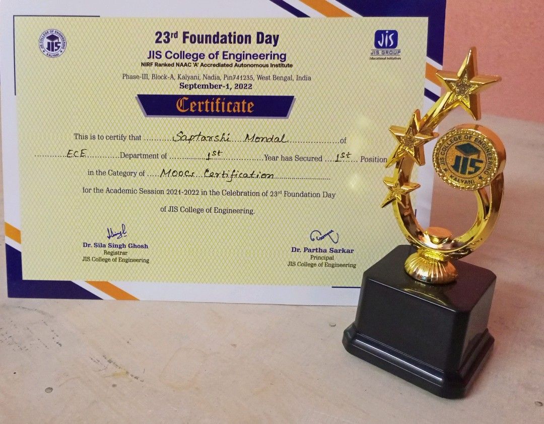 Saptarshi Mondal on LinkedIn: #1st #moocs Saptarshi Mondal on LinkedIn: #1st #moocs