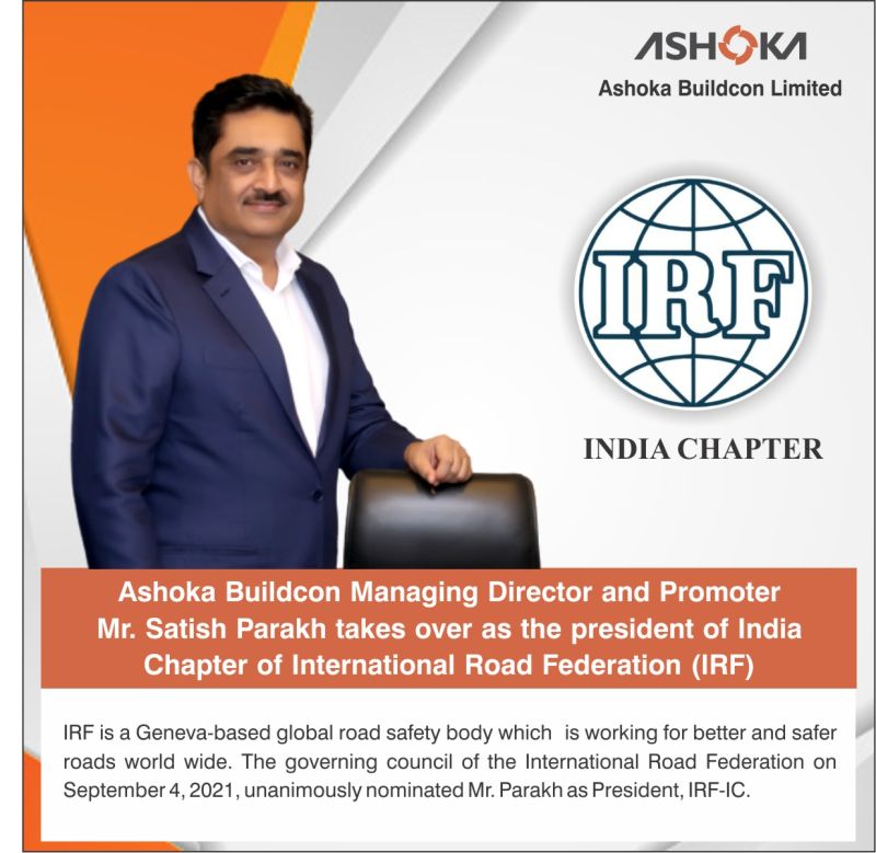 Ashoka Buildcon Limited on LinkedIn: #IRF #ashoka #President | 370 comments Ashoka Buildcon Limited on LinkedIn: #IRF #ashoka #President | 370 comments