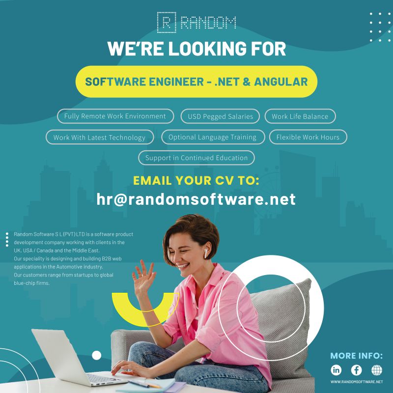 Random Software Ltd on LinkedIn: #softwareengineer #dotnet #angular Random Software Ltd on LinkedIn: #softwareengineer #dotnet #angular