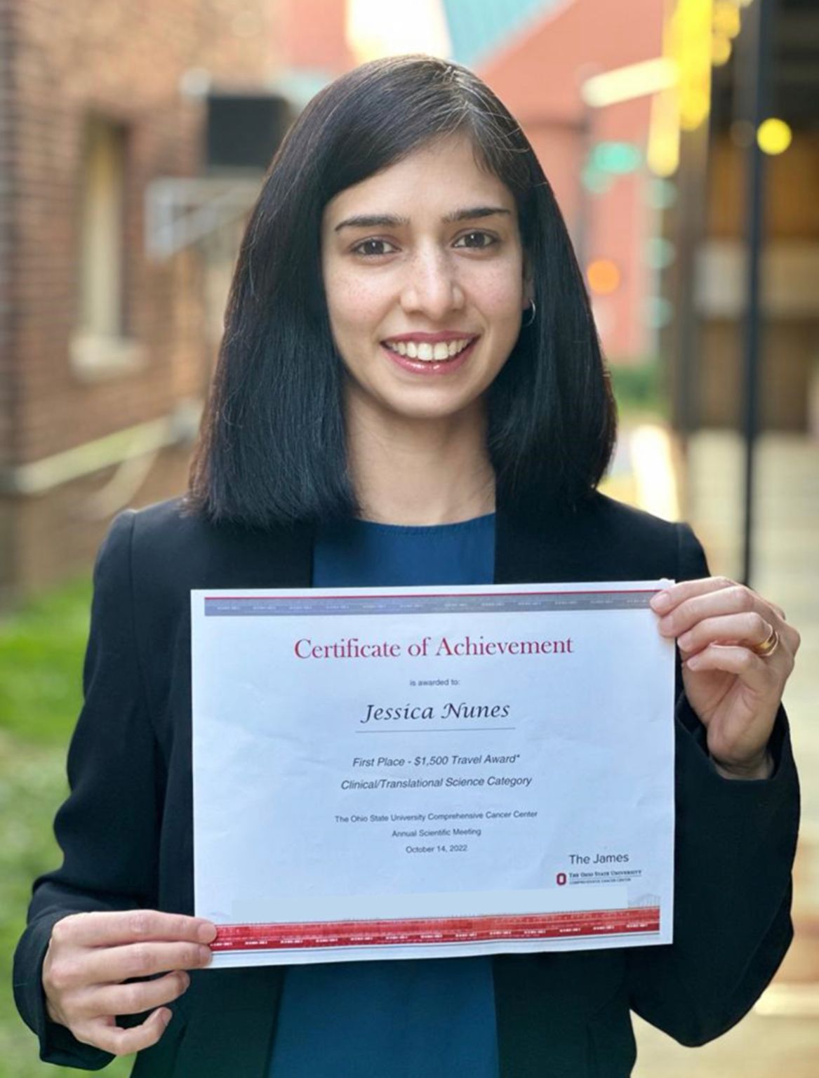 Jessica Nunes on LinkedIn: Happy to share that my poster was awarded a ... Jessica Nunes on LinkedIn: Happy to share that my poster was awarded a ...