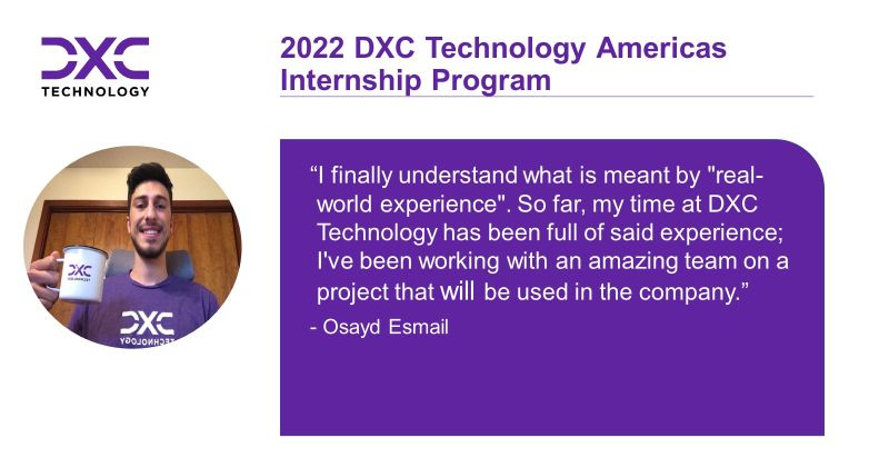 DXC Technology Americas on LinkedIn: Osayd Esmail is a member of the ... DXC Technology Americas on LinkedIn: Osayd Esmail is a member of the ...