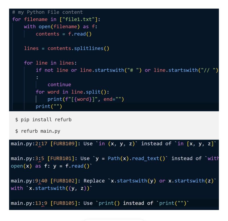 Abdullah Al Imran on LinkedIn: #python #bettercode #cleancode Abdullah Al Imran on LinkedIn: #python #bettercode #cleancode