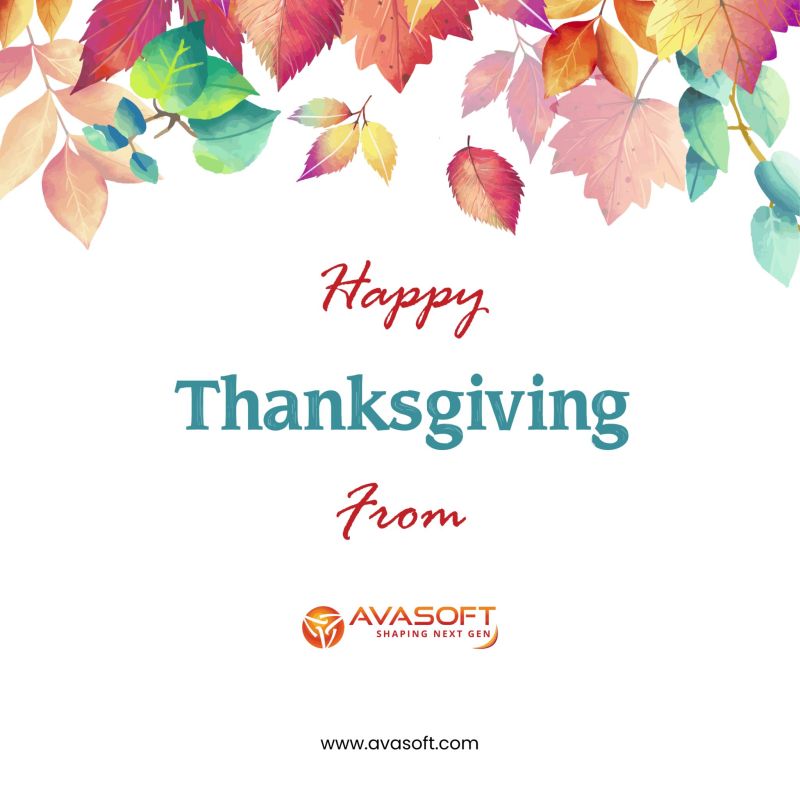 AVASOFT on LinkedIn: #AVASOFT #AVASOFT #thanksgiving2022 AVASOFT on LinkedIn: #AVASOFT #AVASOFT #thanksgiving2022