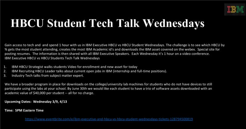 Mikela Jackson on LinkedIn: #ibm #redhat #hbcutechtalk Mikela Jackson on LinkedIn: #ibm #redhat #hbcutechtalk