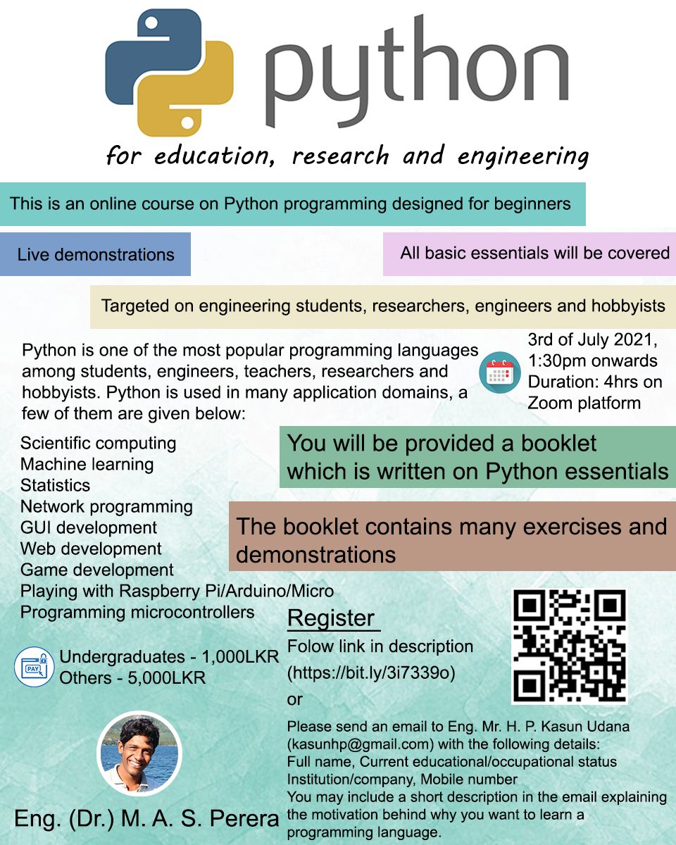 Kasun Udana Hewa Pathage on LinkedIn: #python #programming Kasun Udana Hewa Pathage on LinkedIn: #python #programming