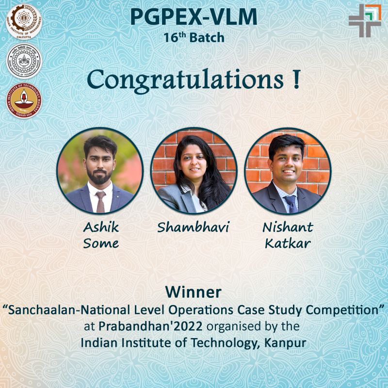 Indian Institute of Management, Calcutta on LinkedIn: #pgpexvlm # ... Indian Institute of Management, Calcutta on LinkedIn: #pgpexvlm # ...