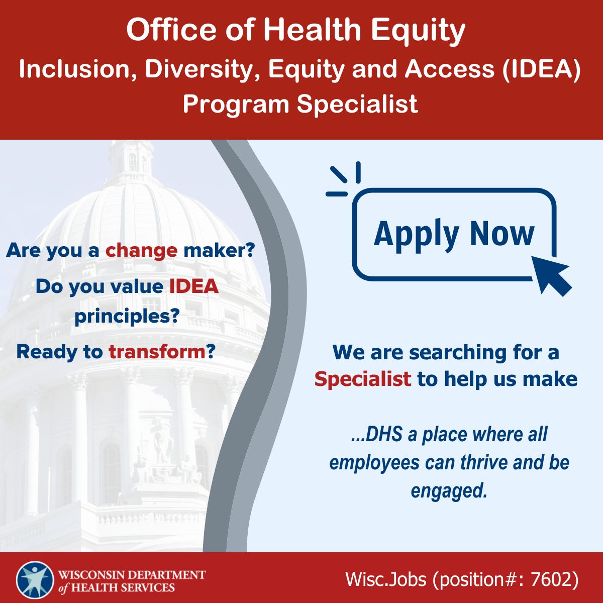 Wisconsin Department of Health Services on LinkedIn: Our Office of ... Wisconsin Department of Health Services on LinkedIn: Our Office of ...