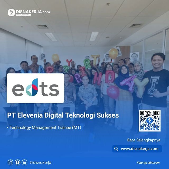 DISNAKERJA on LinkedIn: Lowongan Kerja PT Elevenia Digital Teknologi ... DISNAKERJA on LinkedIn: Lowongan Kerja PT Elevenia Digital Teknologi ...