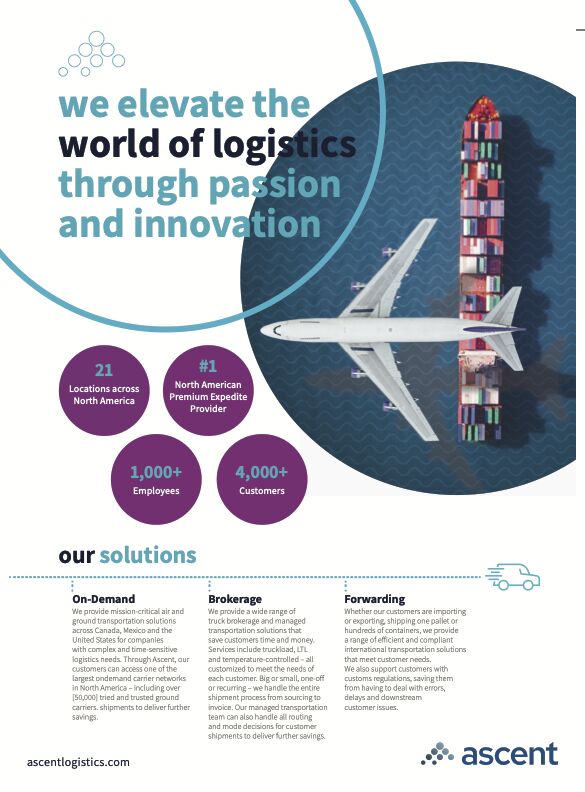 Ascent Global Logistics on LinkedIn: #ascent #logistics #technology Ascent Global Logistics on LinkedIn: #ascent #logistics #technology