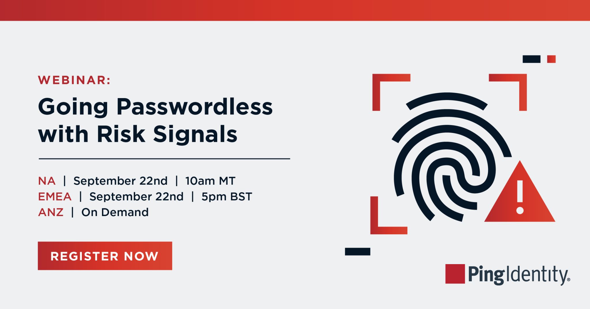 Ping Identity on LinkedIn: Webinar | Going Passwordless with Risk Signals Ping Identity on LinkedIn: Webinar | Going Passwordless with Risk Signals