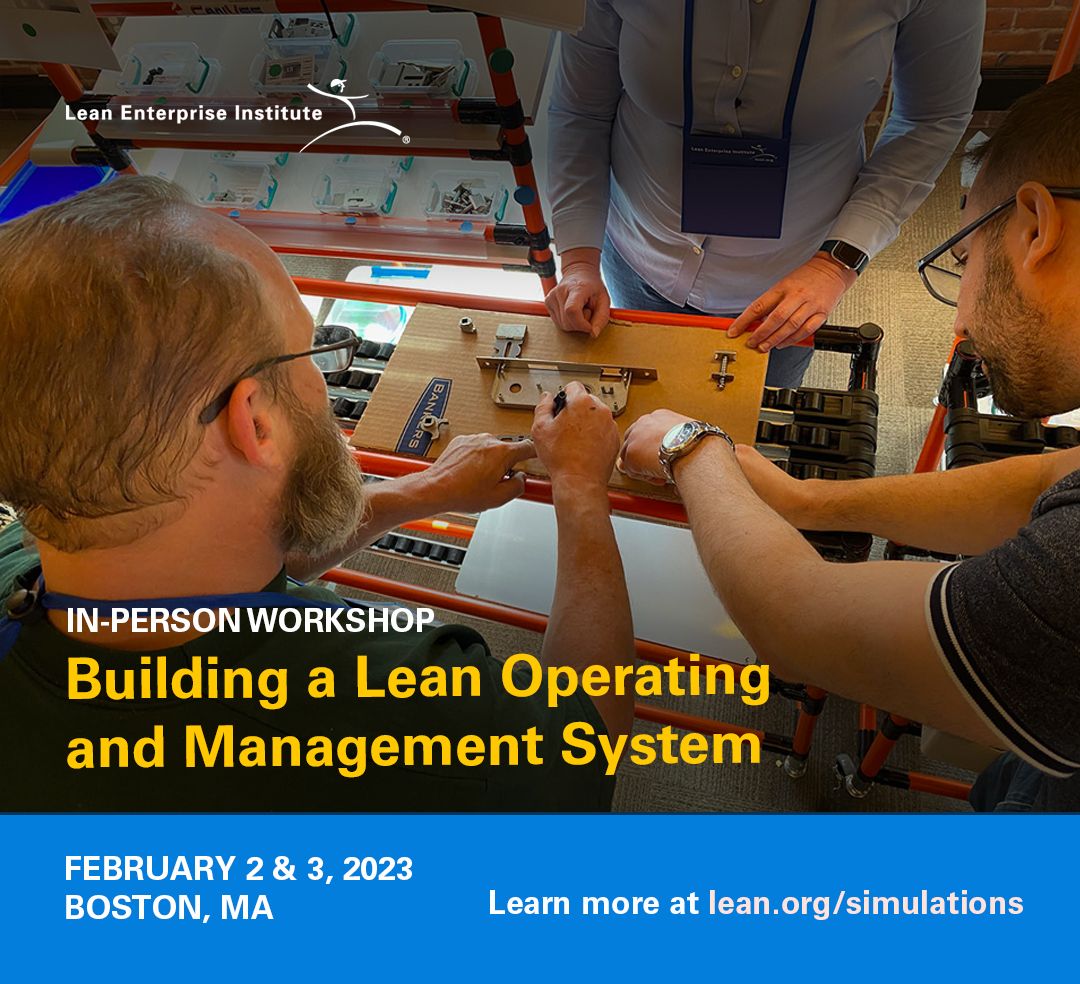 Lean Enterprise Institute on LinkedIn: Want to learn how to create a ... Lean Enterprise Institute on LinkedIn: Want to learn how to create a ...
