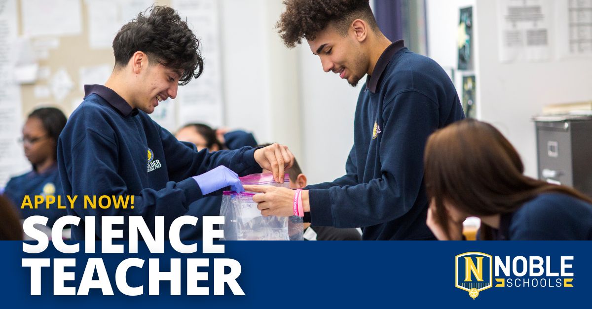 Noble Schools on LinkedIn: Noble Schools is looking for Science Teacher. Noble Schools on LinkedIn: Noble Schools is looking for Science Teacher.