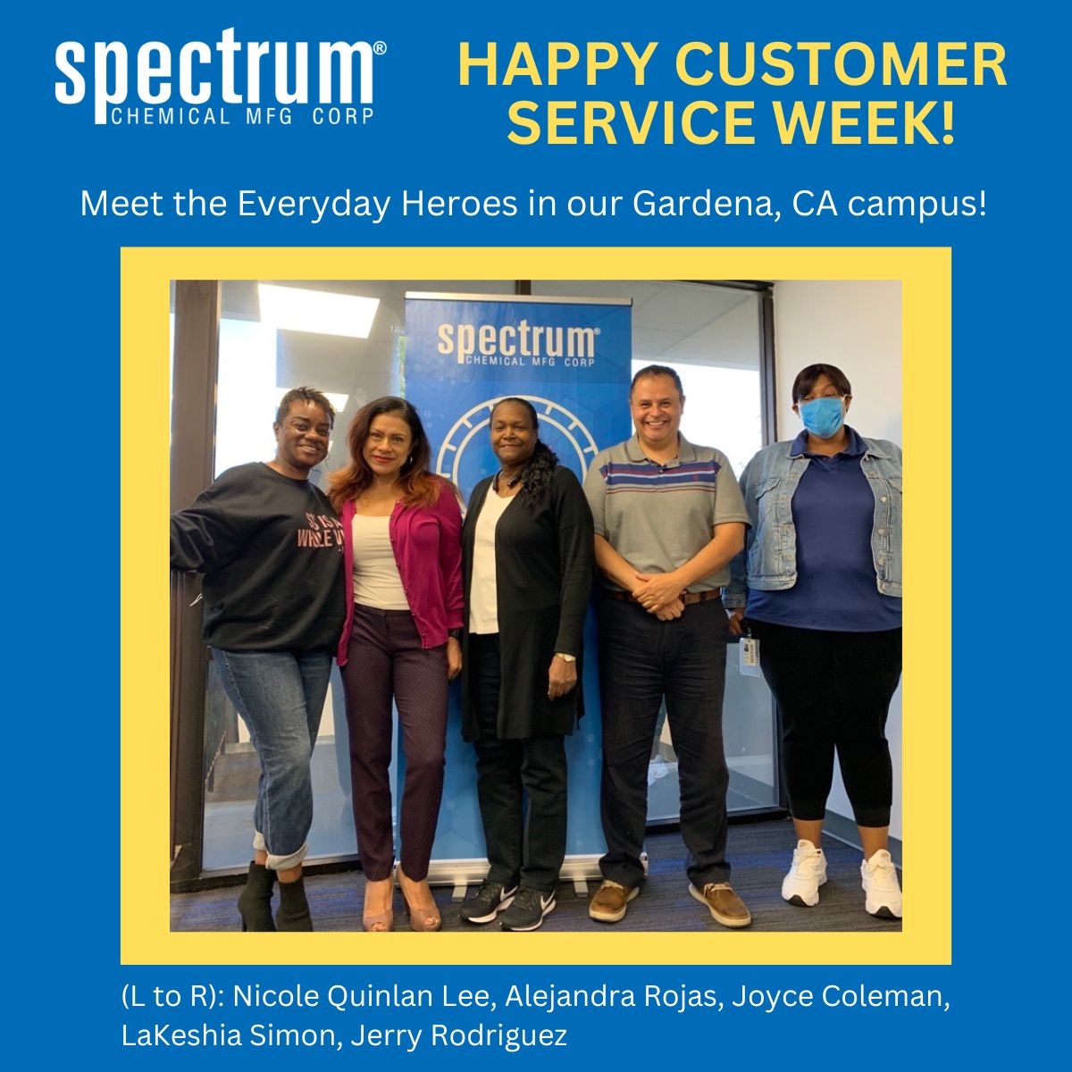 Spectrum Chemical Mfg. Corp. on LinkedIn: #happycustomerserviceweek # ... Spectrum Chemical Mfg. Corp. on LinkedIn: #happycustomerserviceweek # ...