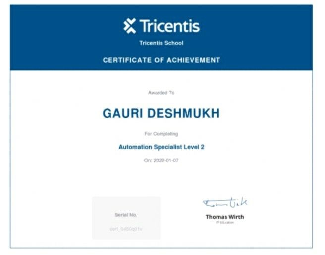 Gauri Deshmukh on LinkedIn: Successfully completed certification course ... Gauri Deshmukh on LinkedIn: Successfully completed certification course ...
