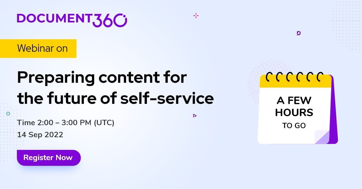 Document360 on LinkedIn: #webinar Document360 on LinkedIn: #webinar