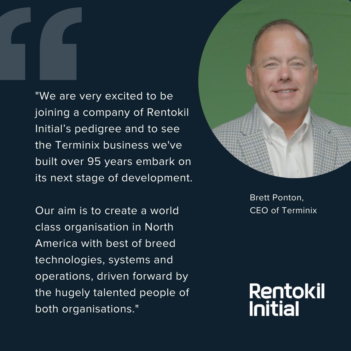 Rentokil Initial en LinkedIn: Brett Ponton, CEO of Terminix, shares his ... Rentokil Initial en LinkedIn: Brett Ponton, CEO of Terminix, shares his ...