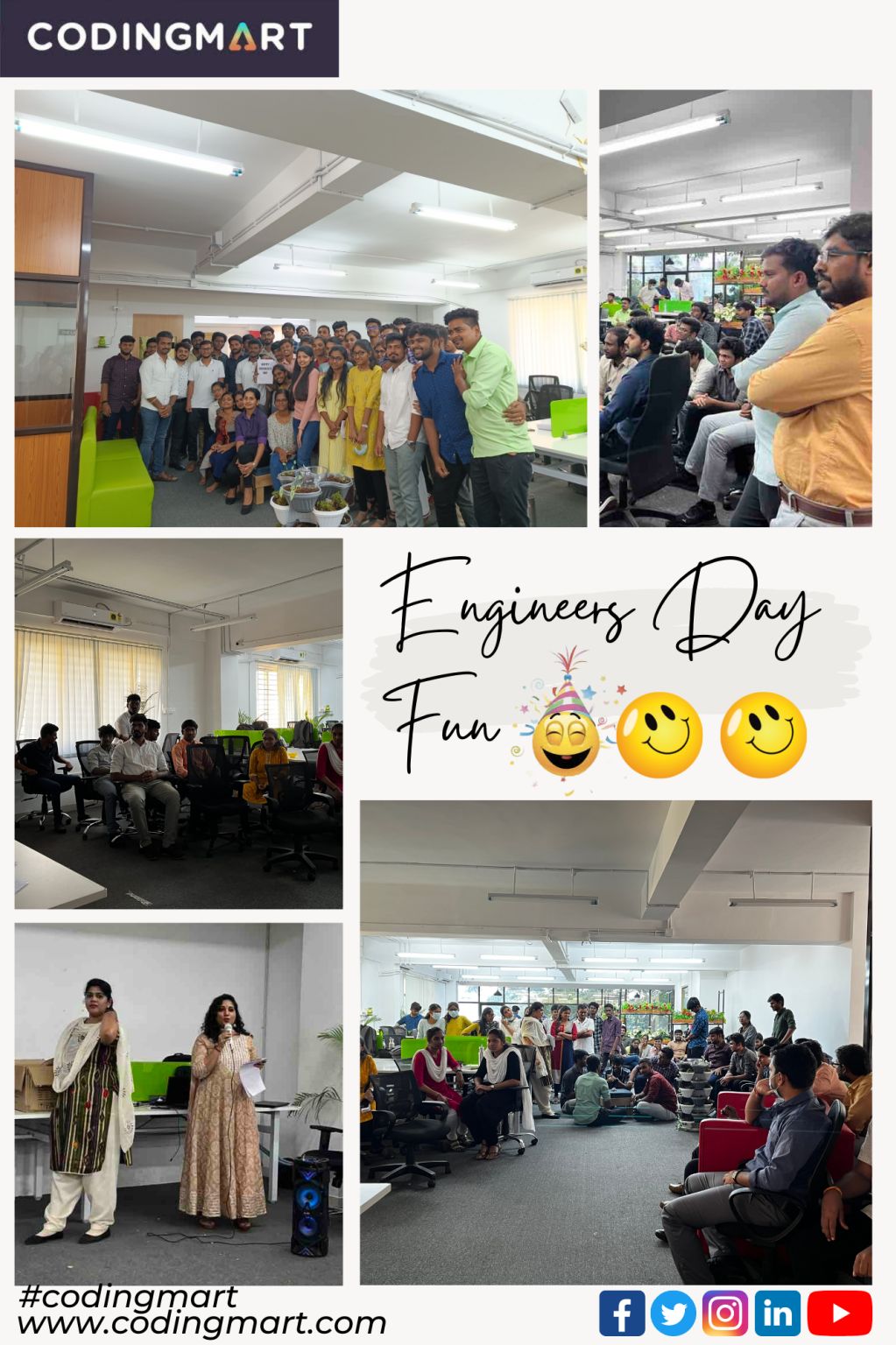 Codingmart Technologies on LinkedIn: #engineersday2022 #engineersday # ... Codingmart Technologies on LinkedIn: #engineersday2022 #engineersday # ...