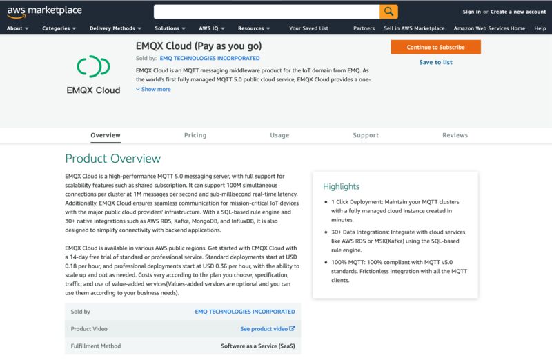 EMQ Technologies on LinkedIn: #EMQX #MQTT #AWS EMQ Technologies on LinkedIn: #EMQX #MQTT #AWS