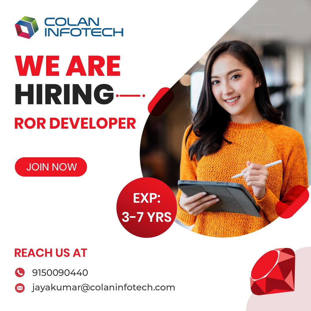 Colan Infotech Private Limited on LinkedIn: #hiring #career #experience Colan Infotech Private Limited on LinkedIn: #hiring #career #experience