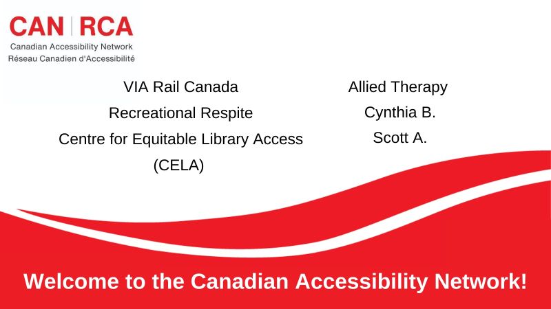 Canadian Accessibility Network (CAN) on LinkedIn: Welcome to the ... Canadian Accessibility Network (CAN) on LinkedIn: Welcome to the ...